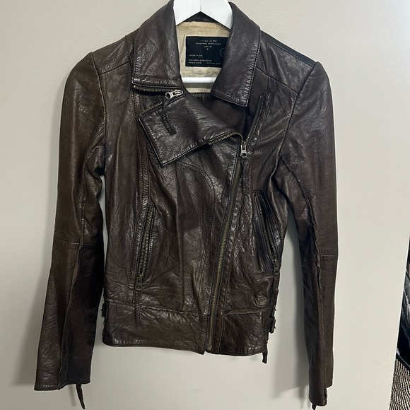 All Saints | Jackets & Coats | All Saints Leather Jacket | Poshmark